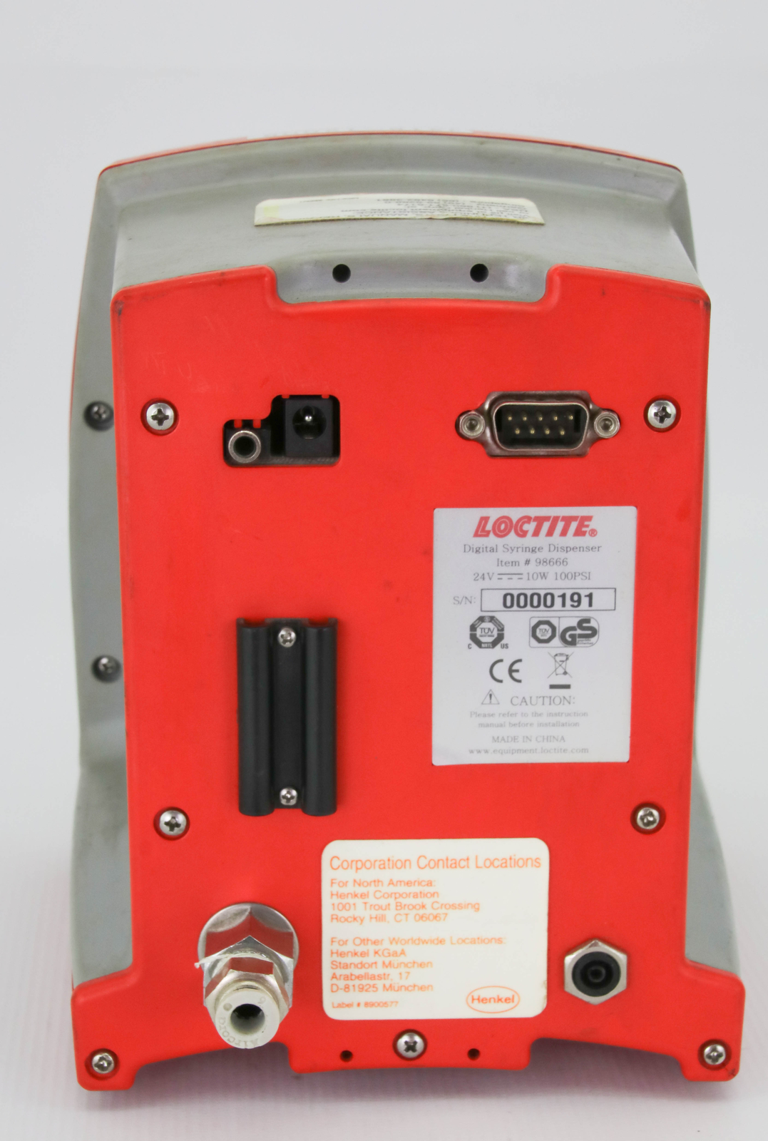 12008 LOCTITE DIGITAL SYRINGE DISPENSER, 24V, 10W, 100PSI 98666 | eBay