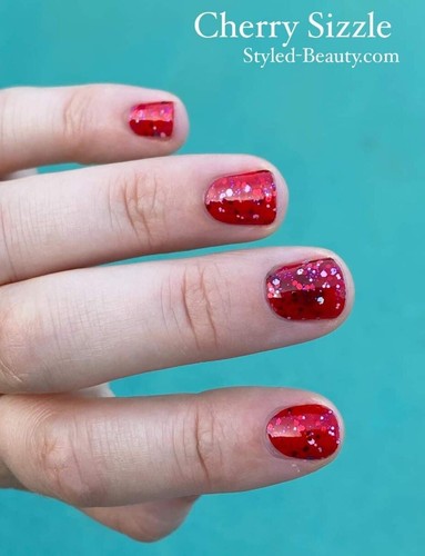 CHERRY SIZZLE ~ Color Street Nails ~ From JUNE Color Play Sub Box - Hot ...