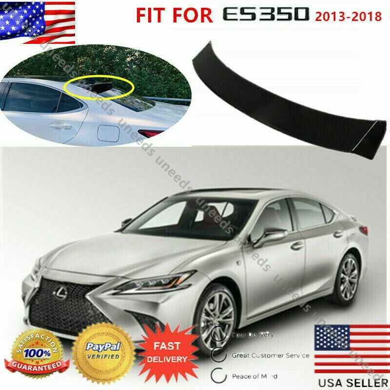 2013-2018 Lexus ES350 ABS Black Rear Roof Window Visor Spoiler 3D | JDM ...