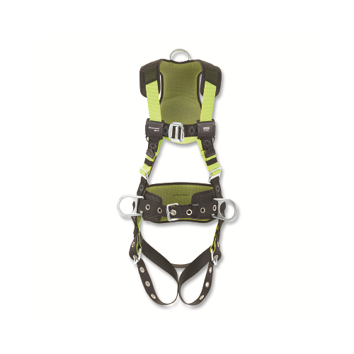 Honeywell Miller H500 Construction Comfort Full Body Harness, Back/Side ...