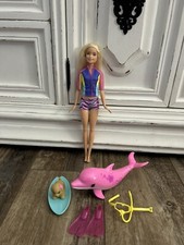 Mattel Barbie Dolphin Magic Snorkel Fun Friends Doll (FBD63) for sale ...