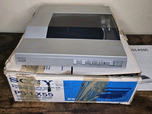 Vintage SONY Direct Drive Linear Tracking Turntable PS-LX55 PARTS ...