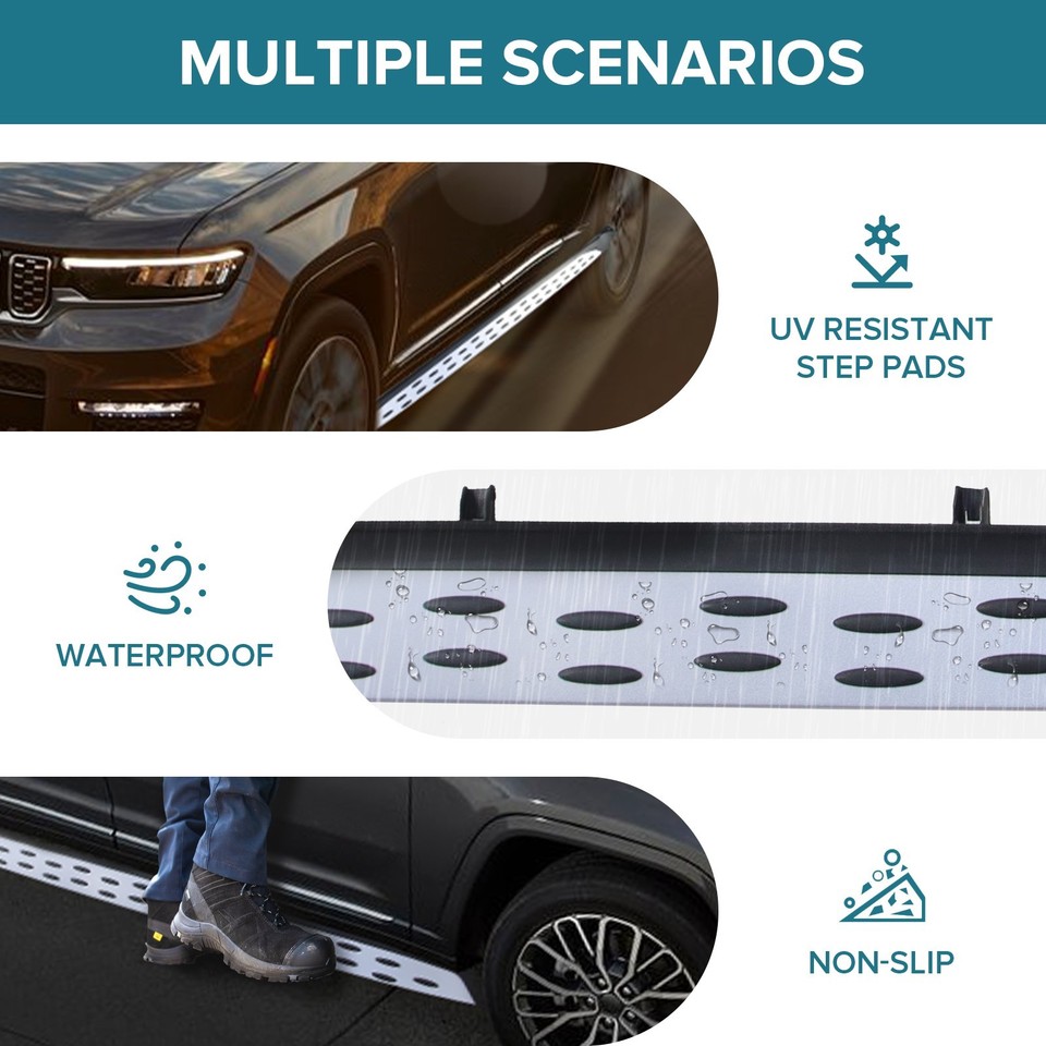 New Running Boards for 11-21 Jeep Grand Cherokee 4 Door SUV Side Steps ...