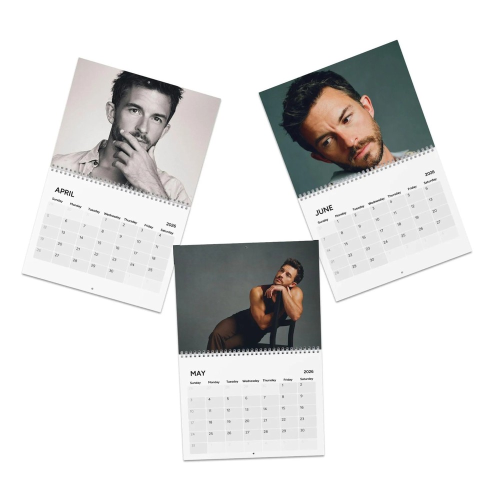 Jonathan Bailey 2026 Wall Calendar Planner, Jonathan Bailey Merch Gift ...