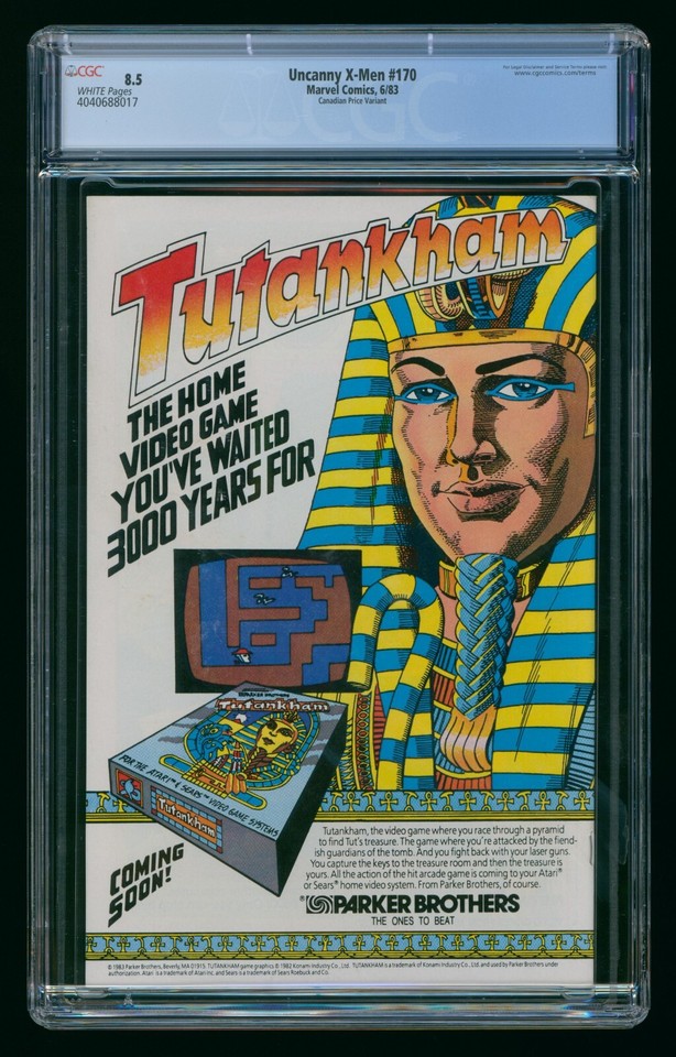 X-MEN #170 (1983) CGC 8.5 CANADIAN PRICE VARIARNT CPV WHITE PAGES | eBay