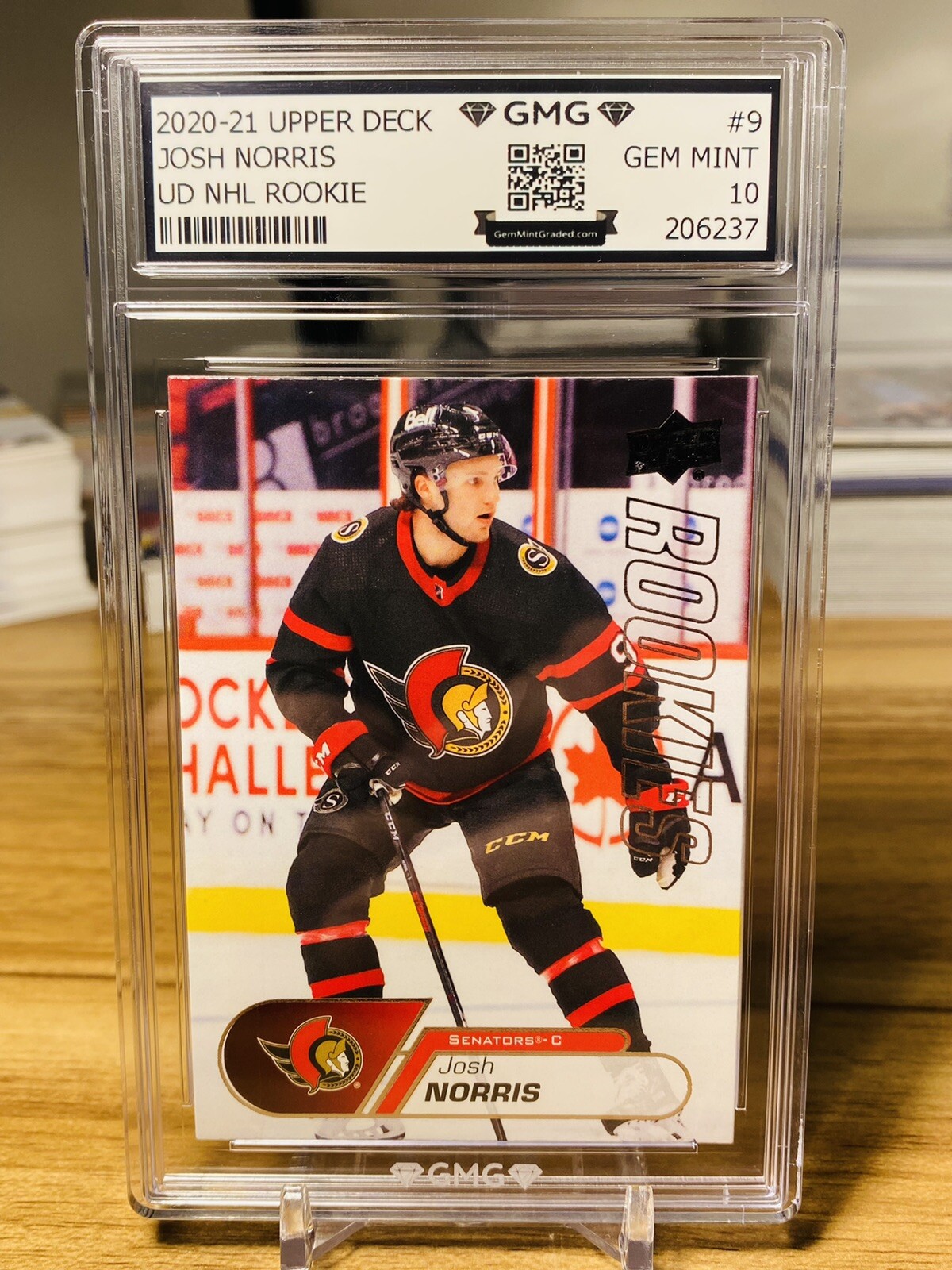 2020-21 Upper Deck NHL Rookie Box Set - Josh Norris #9 (RC) for sale ...