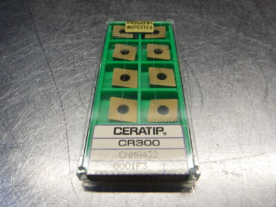 Kyocera Ceratip Carbide Inserts QTY10 CNMA432 0001F3 CR300 (LOC2316) | eBay