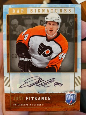 2006-07 Upper Deck Be A Player Joni Pitkanen Auto # JP (06-07) BAP | eBay