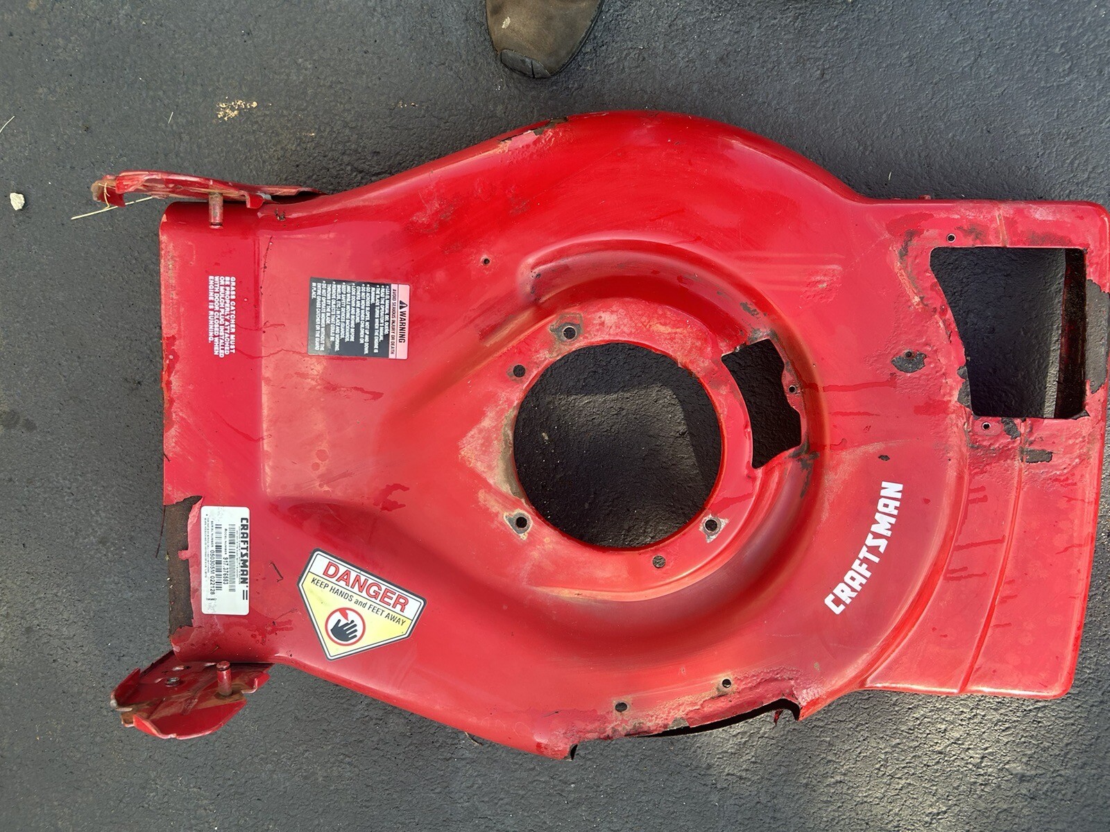 craftsman lawn mower Deck 194391 For Model 917376583 | eBay