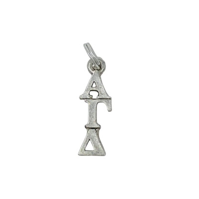 Alpha Gamma Delta AGD Sorority Greek Lavaliere Charm in Sterling Plate ...