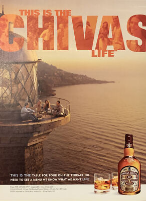 2005 Chivas Regal PRINT AD Lighthouse Terrace VTG 2000s This Is The ...