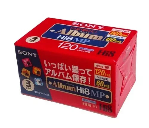 【SONY】 Hi8 MP120 Video Cassette Tape lot of 9 3 pack set From Japan | eBay