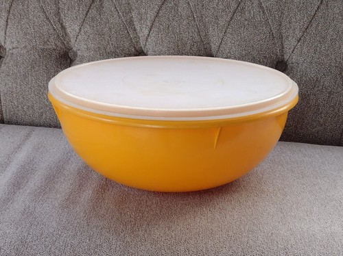 Vintage Tupperware Large 26 Cups Fix N Mix Bowl #274 with Lid, Yellow ...