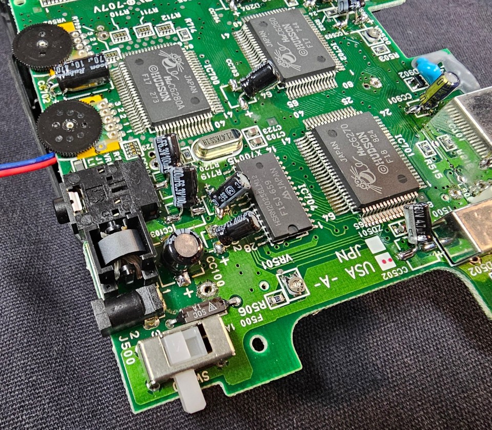 NEC PC Engine Turbo Express Hand Held Console - No Power, Caps Replaced ...