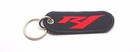 YAMAHA R1 R 1 MOTORCYCLE BIKER RACING EMBROIDERED TAG KEYCHAIN 10 X 3.5 ...