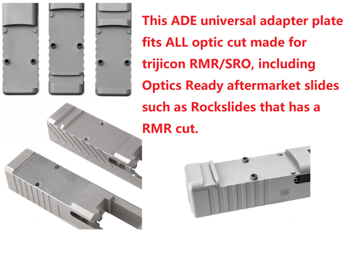 ADE Optic Mount Convert TRIJICON RMR footprint FIT Shield RMS/RMSC ...