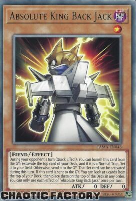 YUGIOH TAMA-EN048 Absolute King Back Jack Rare 1st Edition NM | eBay ...