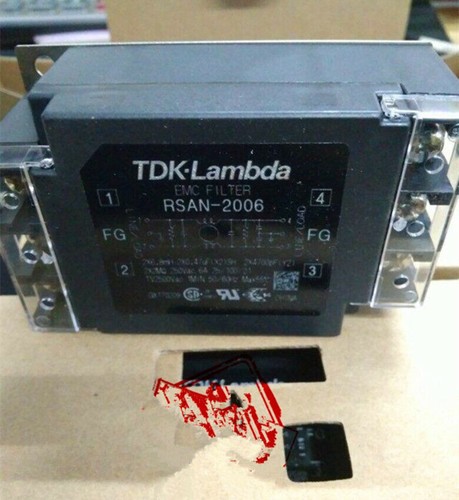 1pcs EMC Power Filter RSAN-2006 6A 250VAC For TDK-Lambda | eBay