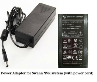 Original Swann Power Adapter for NVR System Max 3.0A 48V FJ ...