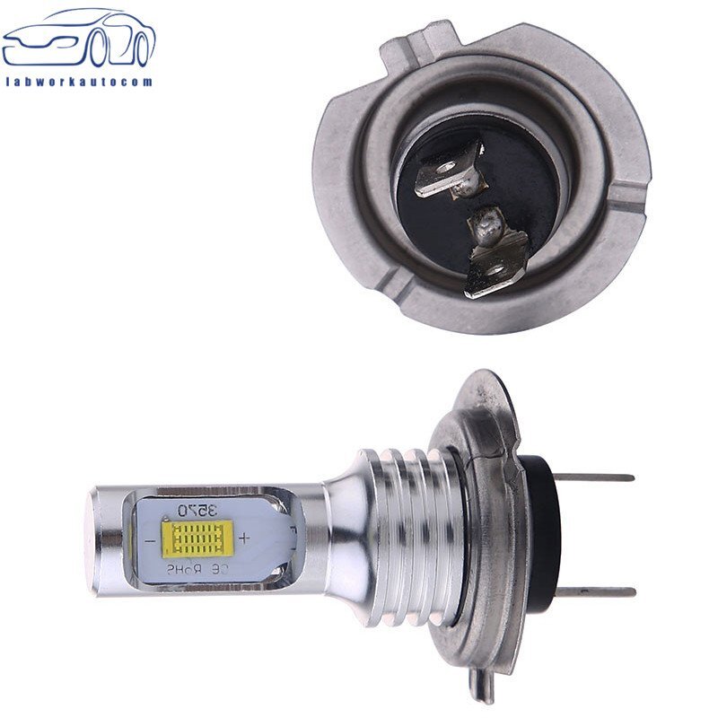 New H7 LED 80W Super Bright 8000K Ice Blue Headlight Bulbs Kit High Low ...