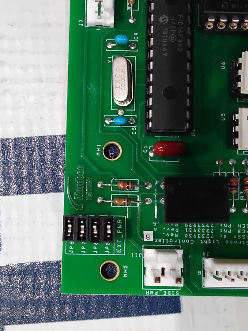 UNIVERSAL INSTRUMENTS UIC 7233930 REV B STROBE LIGHT CONTROLLER ASSY ...