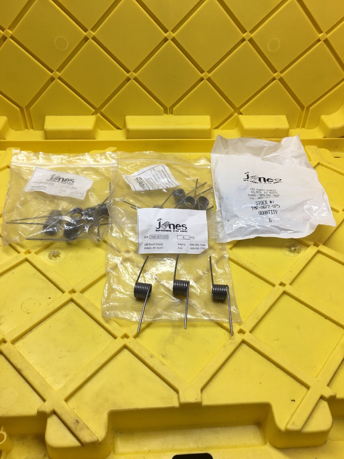 Lot Of 21 W.B. Jones Spring TMR-0672-075 Torsion Spring, New | eBay