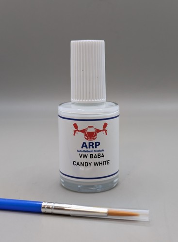 For VW Code B4B4 CANDY WHITE Touch up Paint + Fine Tipped Brush | eBay ...