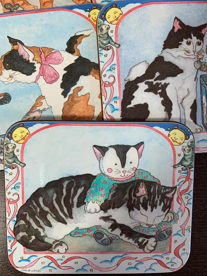Jason Products LTD New Zealand Acrylic Coated Cork Feline Fantasies Cat ...