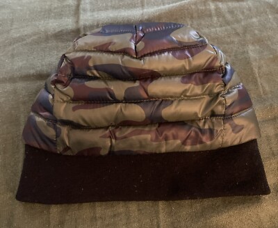 Think Rolyn Hat Camo Puffer Green S/M | eBay
