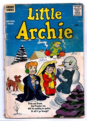LITTLE ARCHIE # 2 GOLDEN AGE ARCHIE COVER 1957 IN GOOD- 1.5 UNRESTORED ...