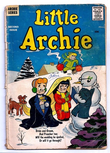 LITTLE ARCHIE # 2 GOLDEN AGE ARCHIE COVER 1957 IN GOOD- 1.5 UNRESTORED ...