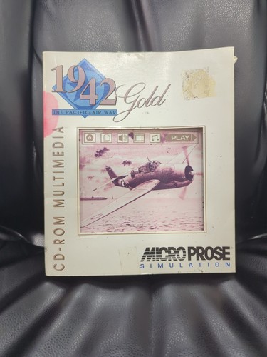 VINTAGE 1942 Gold Pacific Air War | MicroProse 1994 IBM MSDOS PC Game ...
