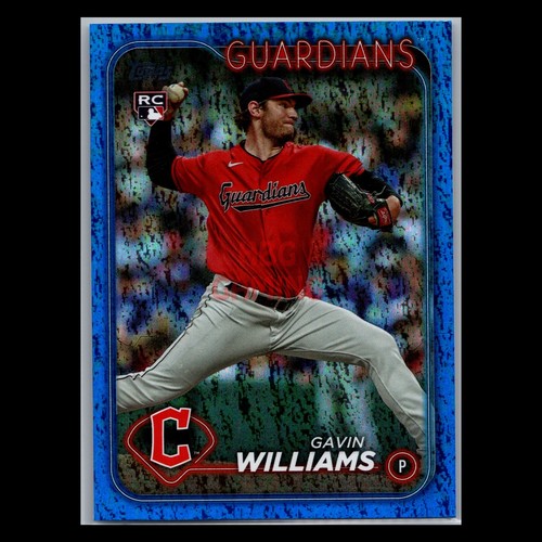 Gavin Williams RC /999 Blue Holofoil Board 2024 Topps Series 1 ...