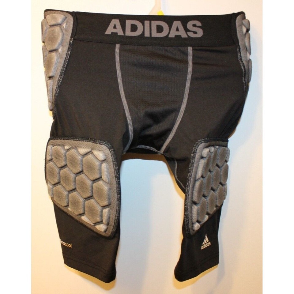 Boys Adidas Climacool Padded Compression Football Girdle Shorts Youth ...
