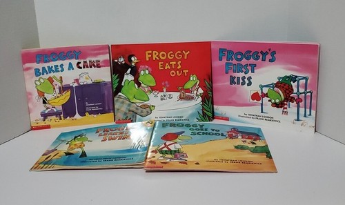 Lot Of 5 Froggy Books by Jonathan London Scholastic School, First Kiss ...