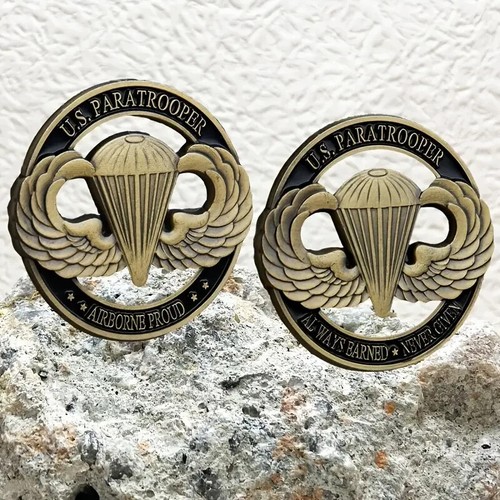 US Paratrooper Airborne Pound Challenge Coin Gift Coin For Collection ...