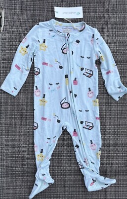 NWT Angel Dear Dress Up Make Up Zip Bamboo Footie 6-9 Months | eBay