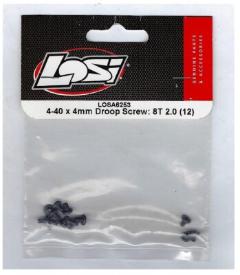 Team Losi LOSA6253 4-40x40mm Droop Screw (12) | eBay