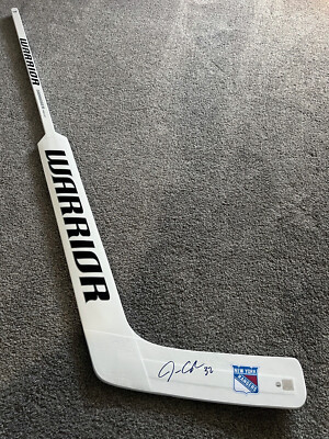 JONATHAN QUICK New York Rangers SIGNED Auto Game Issued Hockey Goalie ...