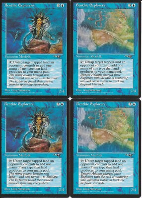 MTG: BENTHIC EXPLORERS dual art Alliances COMMON; played, Excellent ...