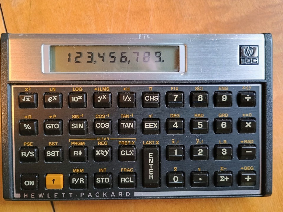 Hewlett-Packard HP 10c RPN Scientific Calculator, w/Batteries & Case | eBay