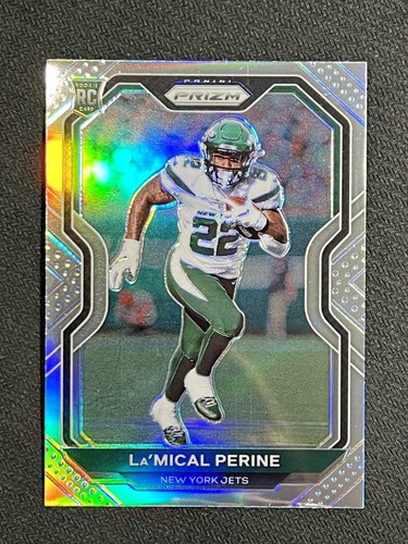 2020 Panini Prizm Silver LaMical Perine Rookie #357 New York Jets ...