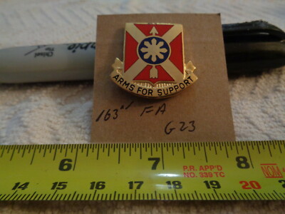 163rd Field Artillery G23 Unit Crest, DI, DUI (DRAW#78) | eBay