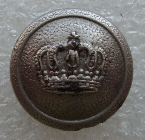 WW1 German Army Uniform Rare Iron Button with Crown 20,4 mm Original S9 ...