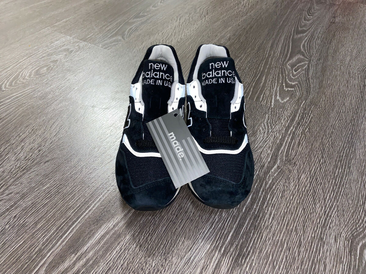 Men's New Balance 997 Running Shoes Made In USA Black White Men's New Balance 997 Running Shoes Made In USA Black White