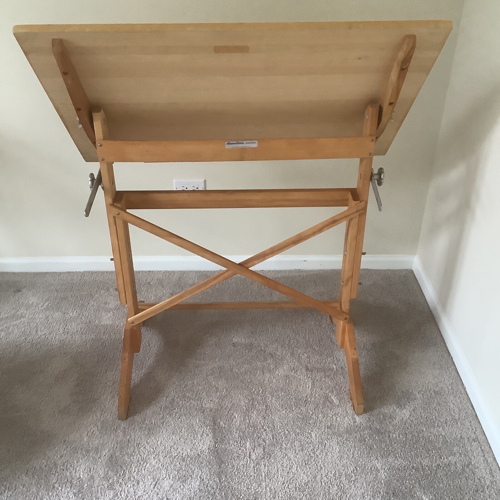 Vintage Hamilton Industries Drafting Table Circa 1940-1949 | eBay