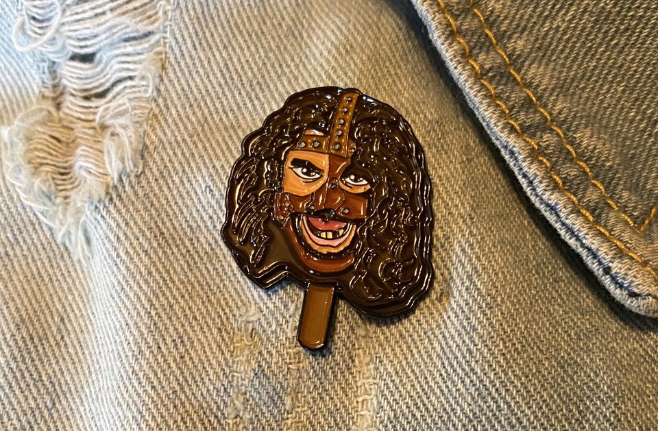 Enamel Brooch Lapel Pin Badge Mick Foley Mankind Cactus Jack Dude ...