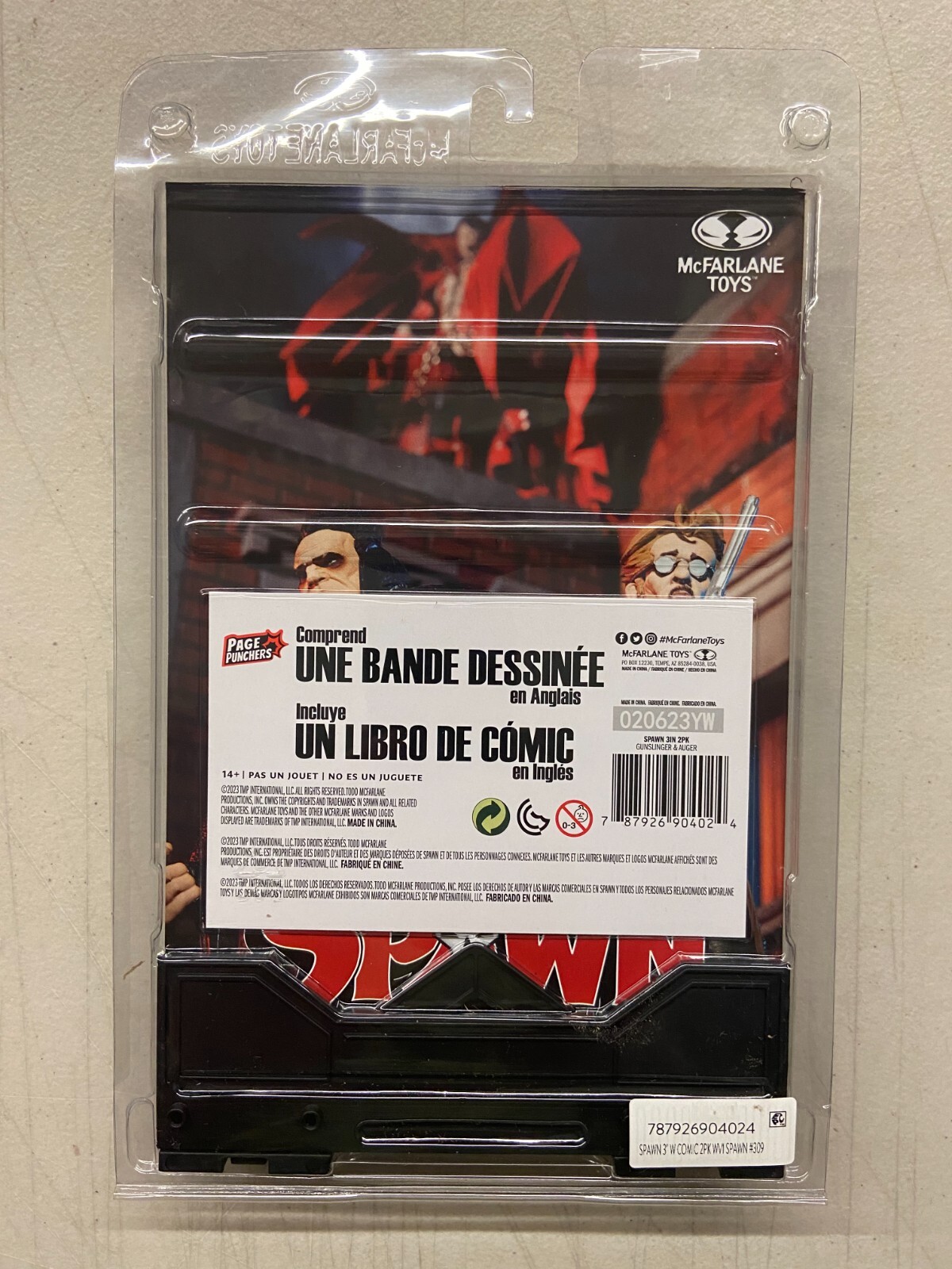 McFarlane Page Punchers 3" Figure 2 Pack with Comic Book Gunslinger ...