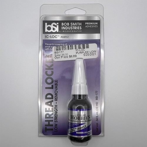 BSI 177 IC-LOC Purple Thread Lock Low Strength Removable 0.34floz/10mL ...