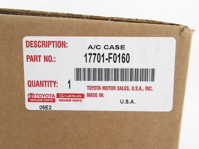 Genuine OEM Toyota 17701-F0160 Lower Air Filter Housing Case | eBay